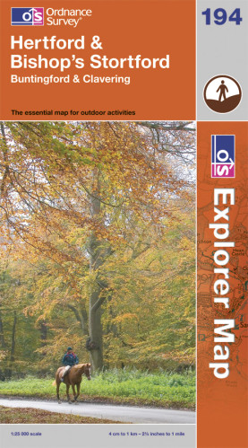 Ashdown Forest (greenw) 1:25.000 turistická mapa OS #135 ...