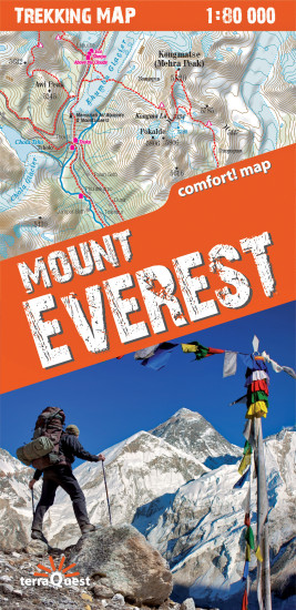 Mt. Everest 1:80.000 turistická mapa TQ | International Travel Maps CZ